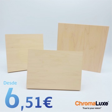 Painéis em Madeira Natural Wood Quadrado Pequeno
