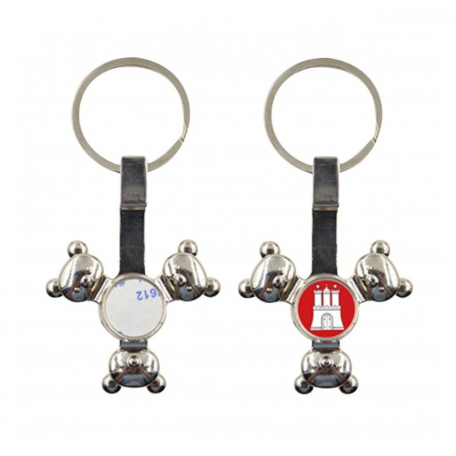 Porta-Chaves Fidget Spinner (Urso)